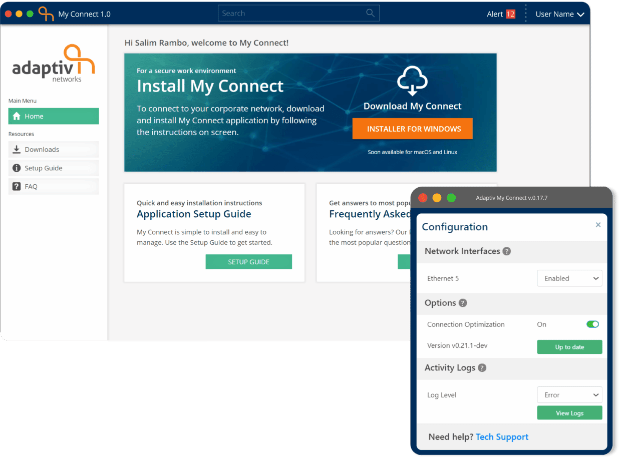 My Connect | Smart VPN Client | Remote SD-WAN Access