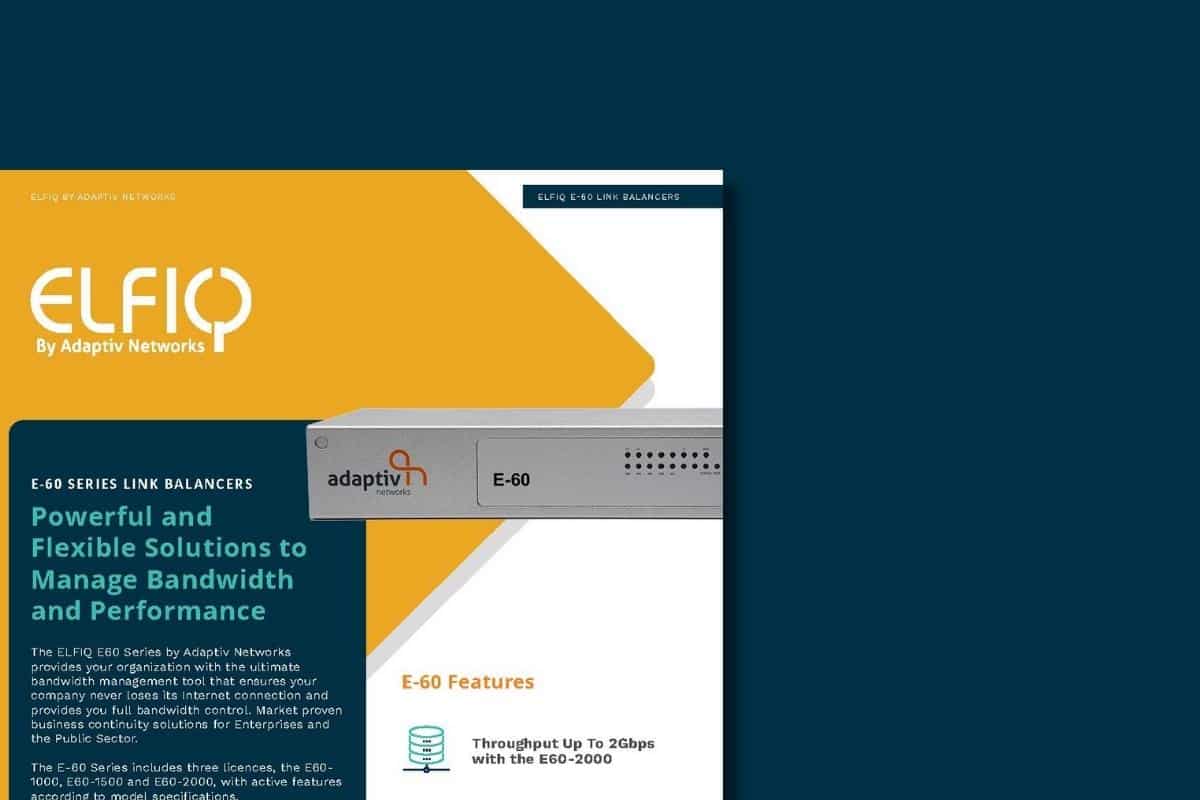 ELFIQ Networks | Link Balancing | Link Load Balancing